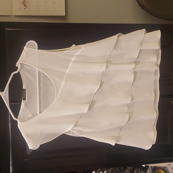 Massimo Dutti | Tops | Massimo Dutti Ruffle Tank | Poshmark